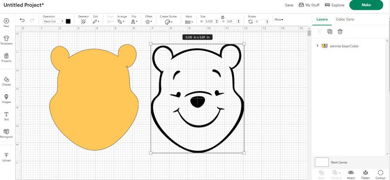 Winnie the Pooh Face Digital Files - Svg/png/eps/pdf Clipart - Winnie ...