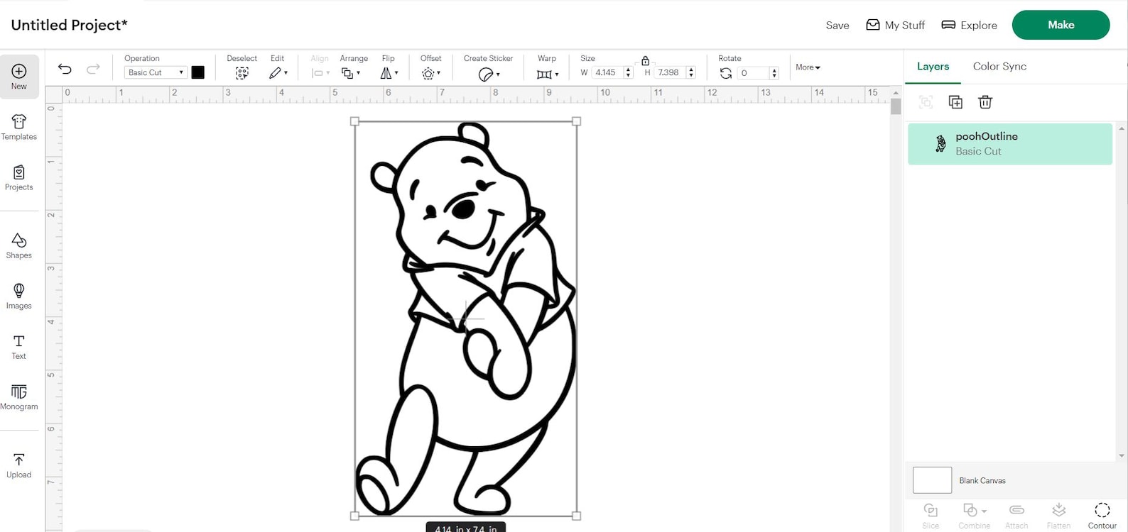 Winnie the Pooh Svg, Winnie the Pooh Clipart, Winnie the Pooh Outline ...