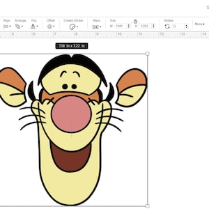 Tigger Svg, Tigger Face Svg, Png, Pdf, Eps, Dxf - Etsy