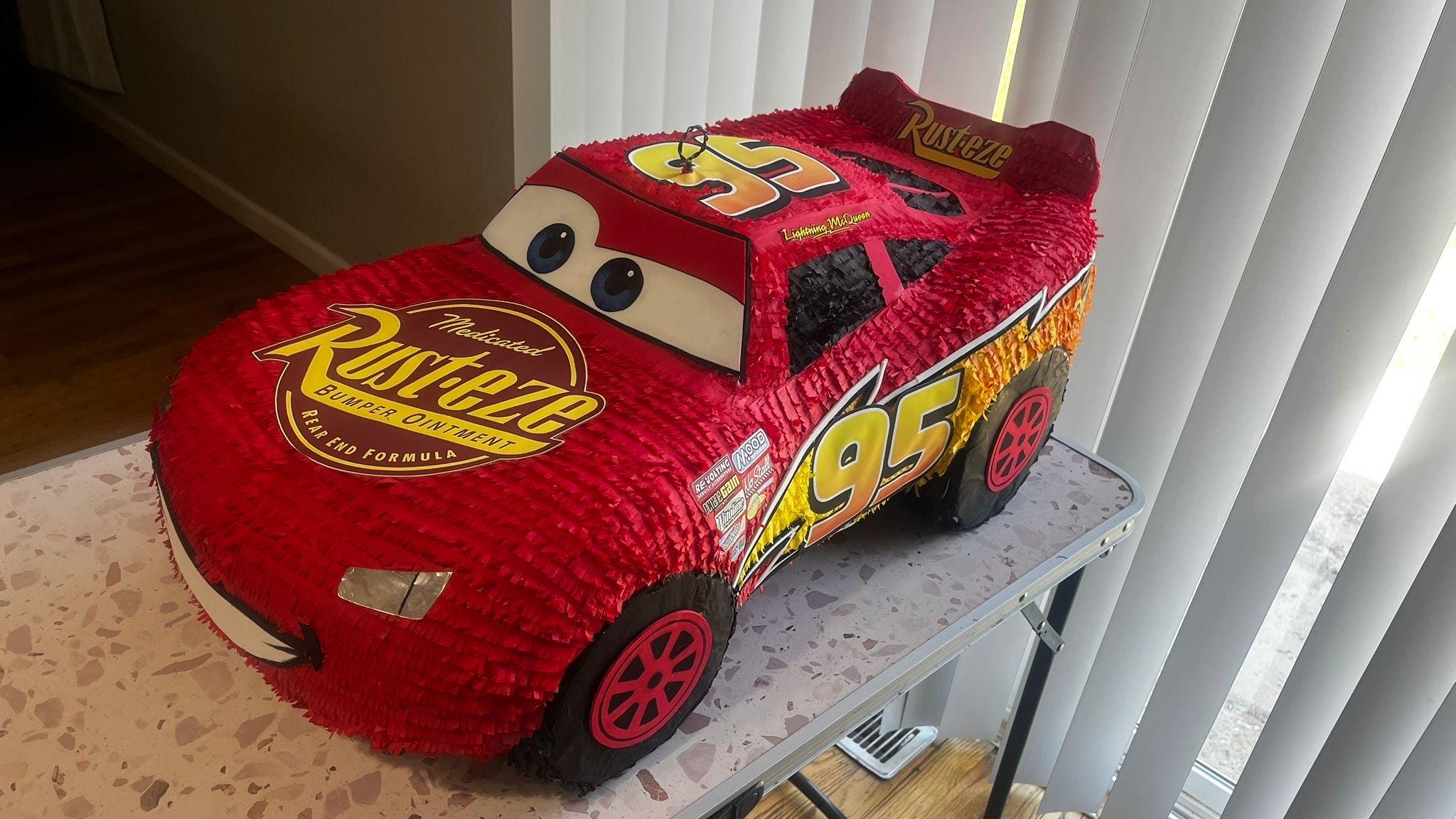 Lightning Queen Race Car Piñata - Etsy