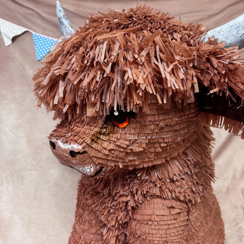 Highland Cow Piñata - Farm Piñata - Etsy