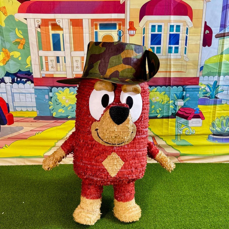 Rusty Piñata Bluey - Etsy