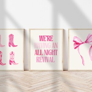 All Night Revival Pink Digital Prints - Etsy