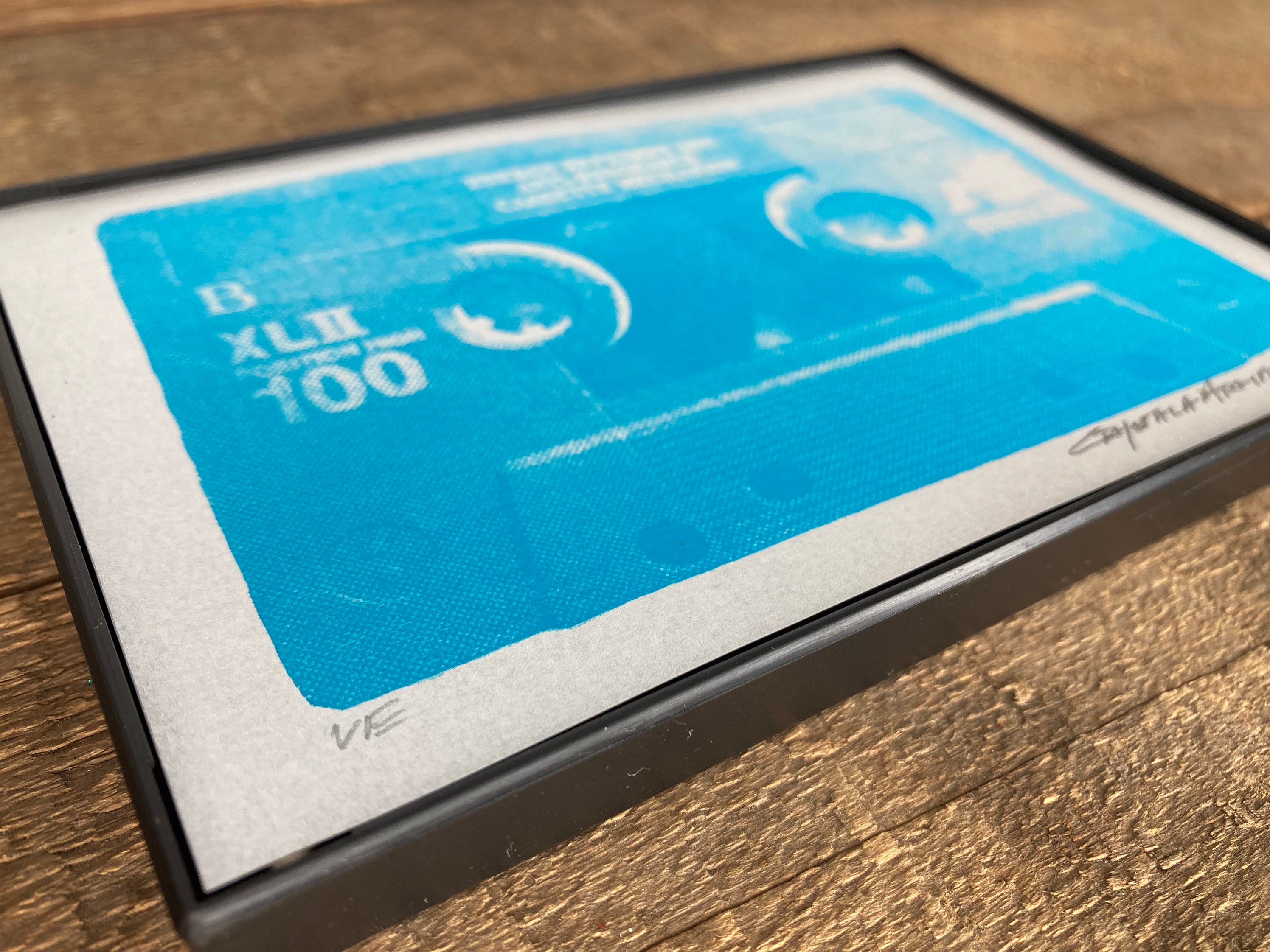 Cassette Tape Art, 1990's Cassette Tape Screenprint, Retro Cassette ...