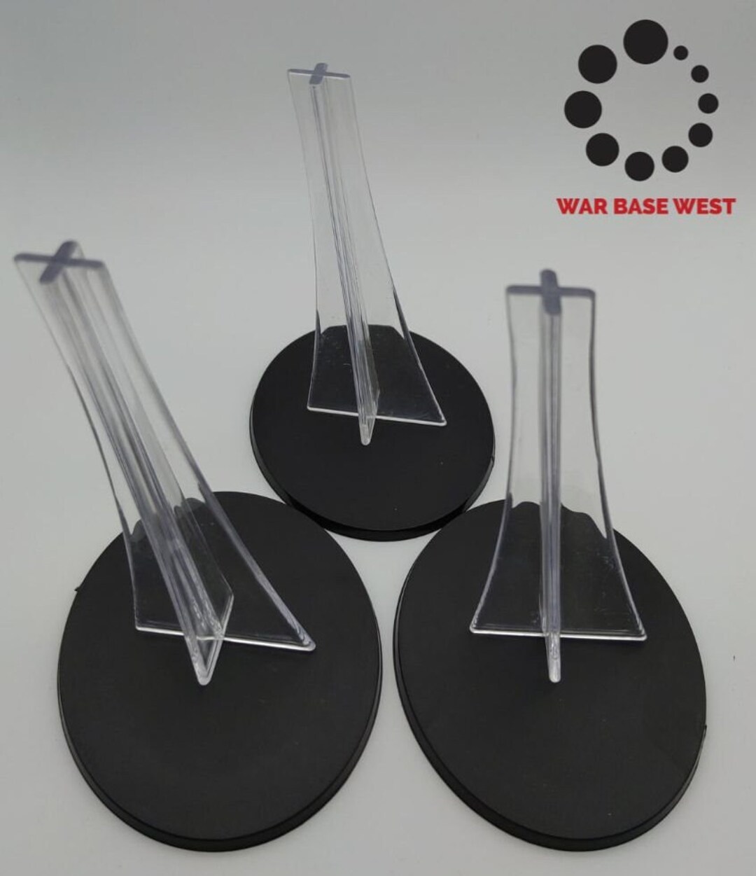 Lot of 3 120mm X 92mm Large Oval Bases + Flying Stems Used for ...