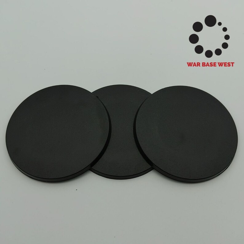 Lot of 3 80mm Round Bases Used for Warhammer 40k & Aos Games GW ...