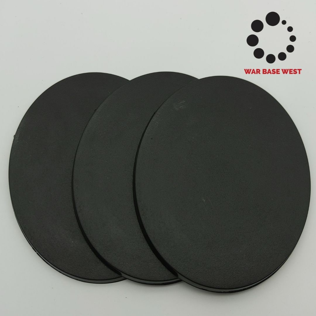 Lot of 3 120mm X 92mm Large Oval Base Used for Warhammer 40k & Aos ...