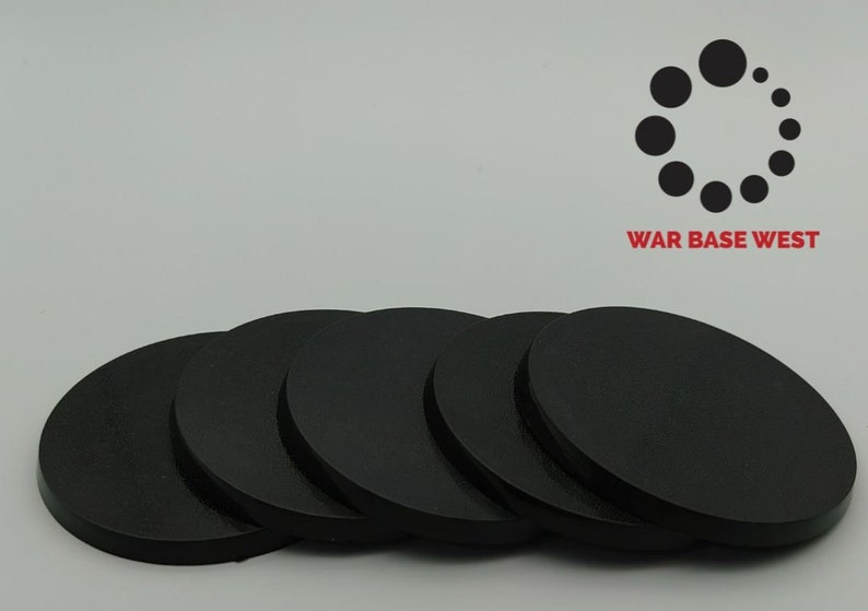 Lot of 5 65mm Round Bases Used for Warhammer 40k & Aos GW Monstrous ...
