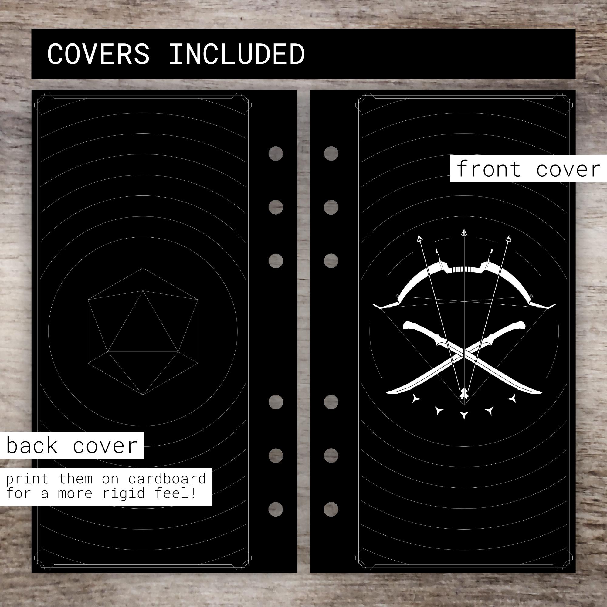 RANGER Character Sheet and Spell Book for Dnd 5e | Form Fillable Pdfs ...