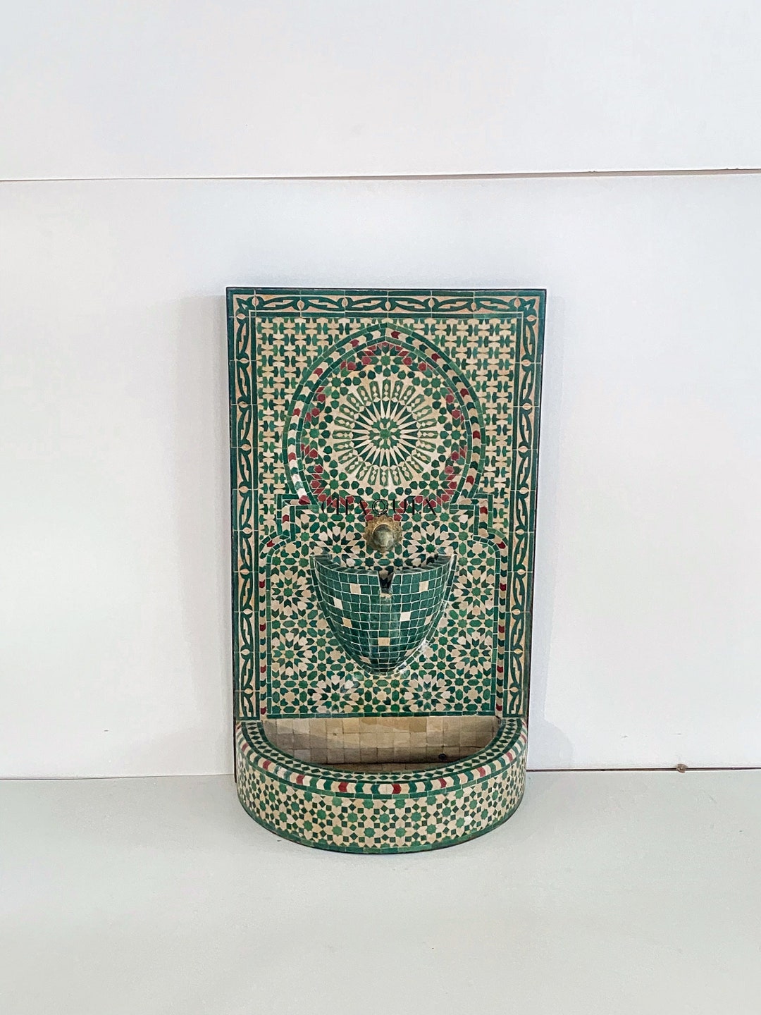 Fes Mosaic Fountain: for Indoor and Garden Décor -craftsmanship at Its ...