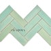 2x6 Sheeted Herringbone Ceramic Tiles for Wall Backsplash, Unique Home ...