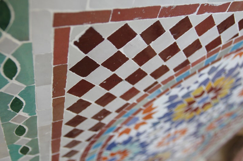 Fes Mosaic Fountain: for Indoor and Garden Décor craftsmanship at Its ...