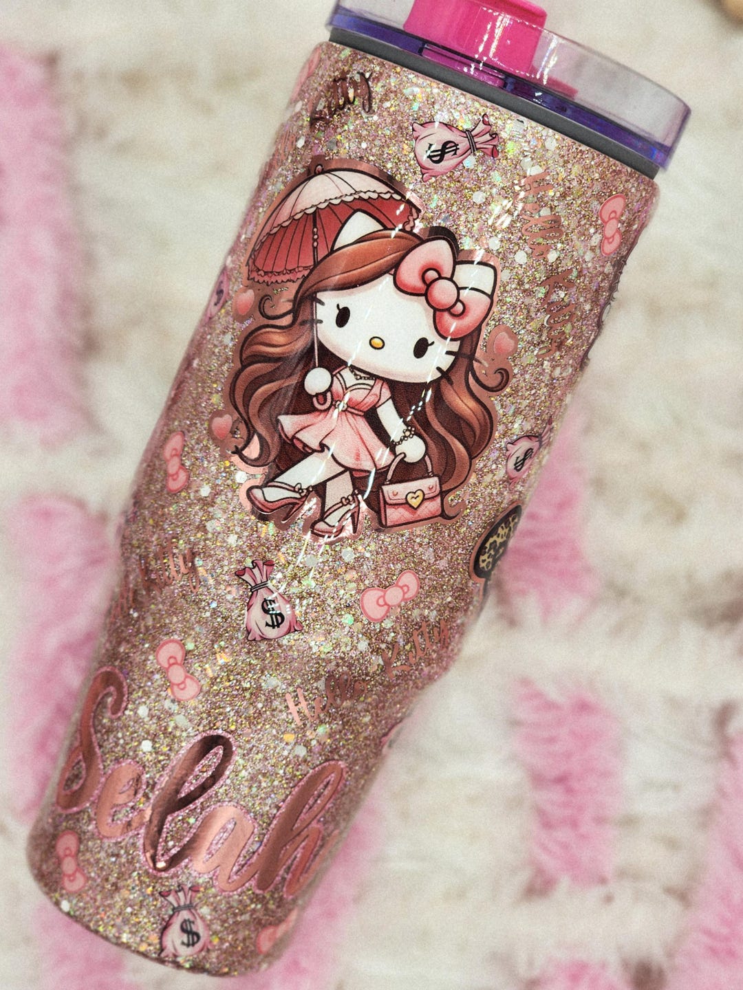 Hello Kitty Boujee Tumbler - Etsy