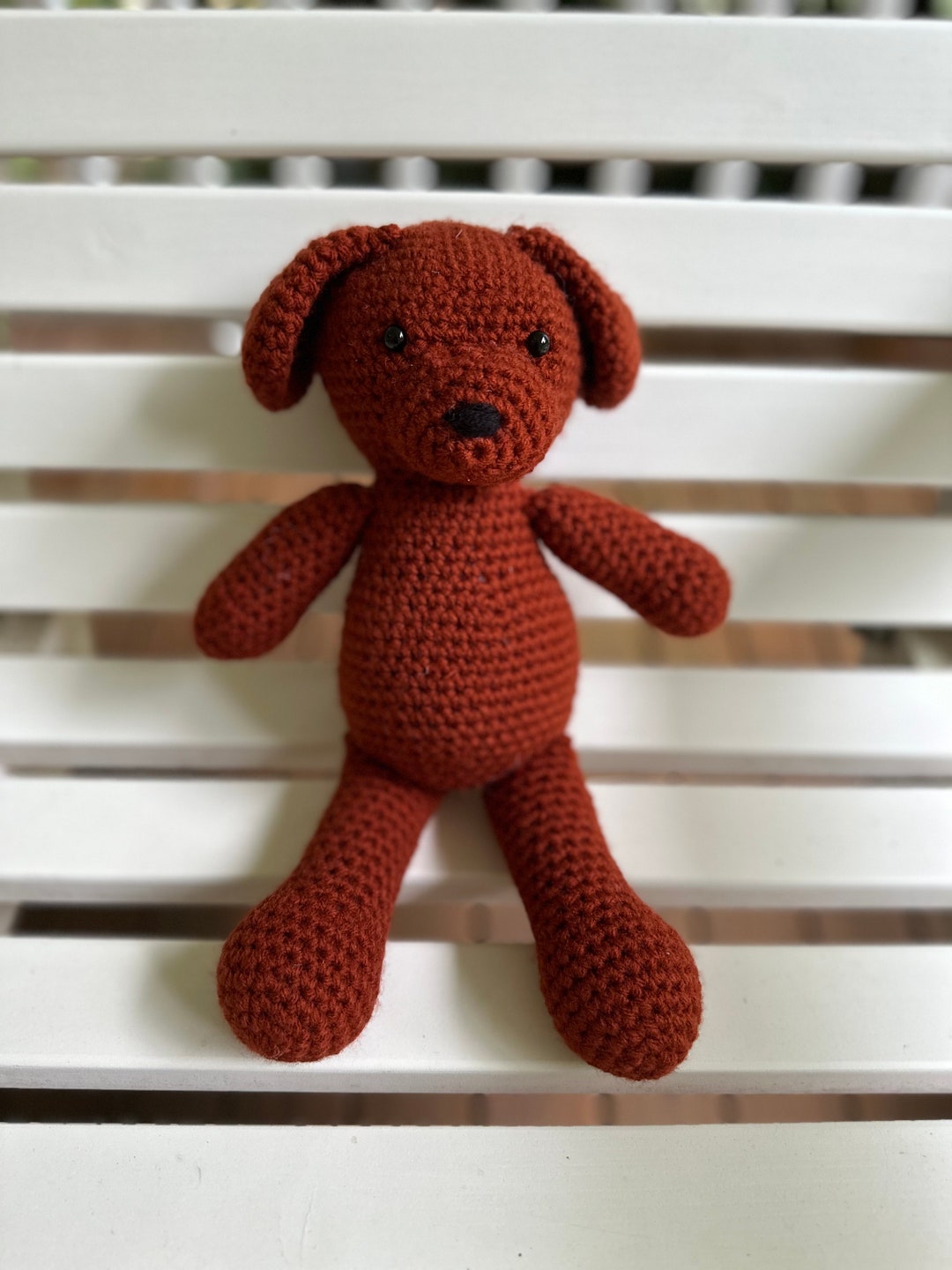 Puppy Crochet Pattern // Stuffed Puppy Dog // Amigurumi // Pascal the ...