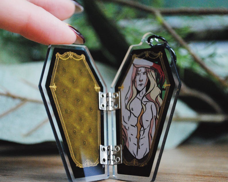 Alucard | Castlevania | Coffin Companion | Keyring - Etsy
