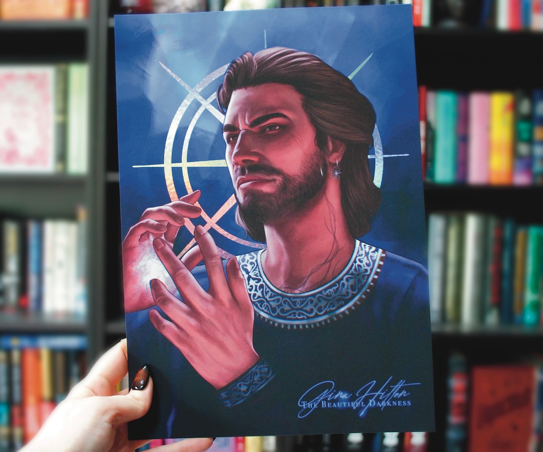 Baldurs Gate 3 - Gale Portrait - Foiled A4 Print - *LIMITED EDITION* - Etsy