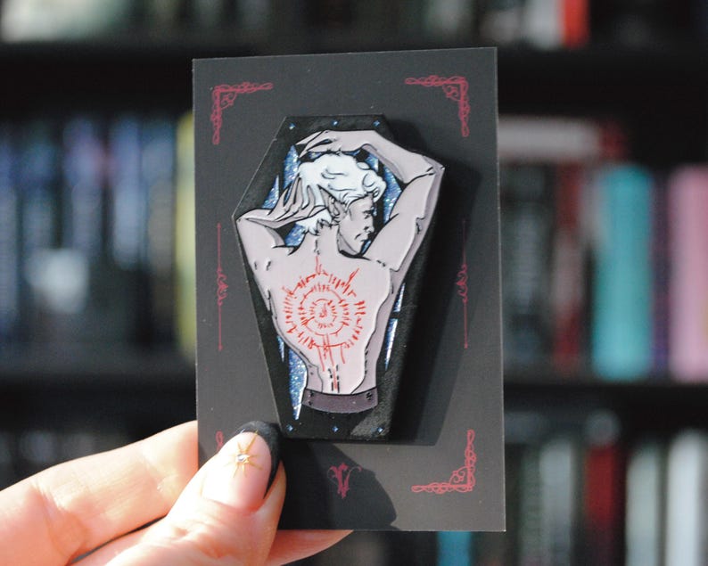Astarion | Baldurs Gate 3 | Coffin Companion | Enamel Pin - Etsy