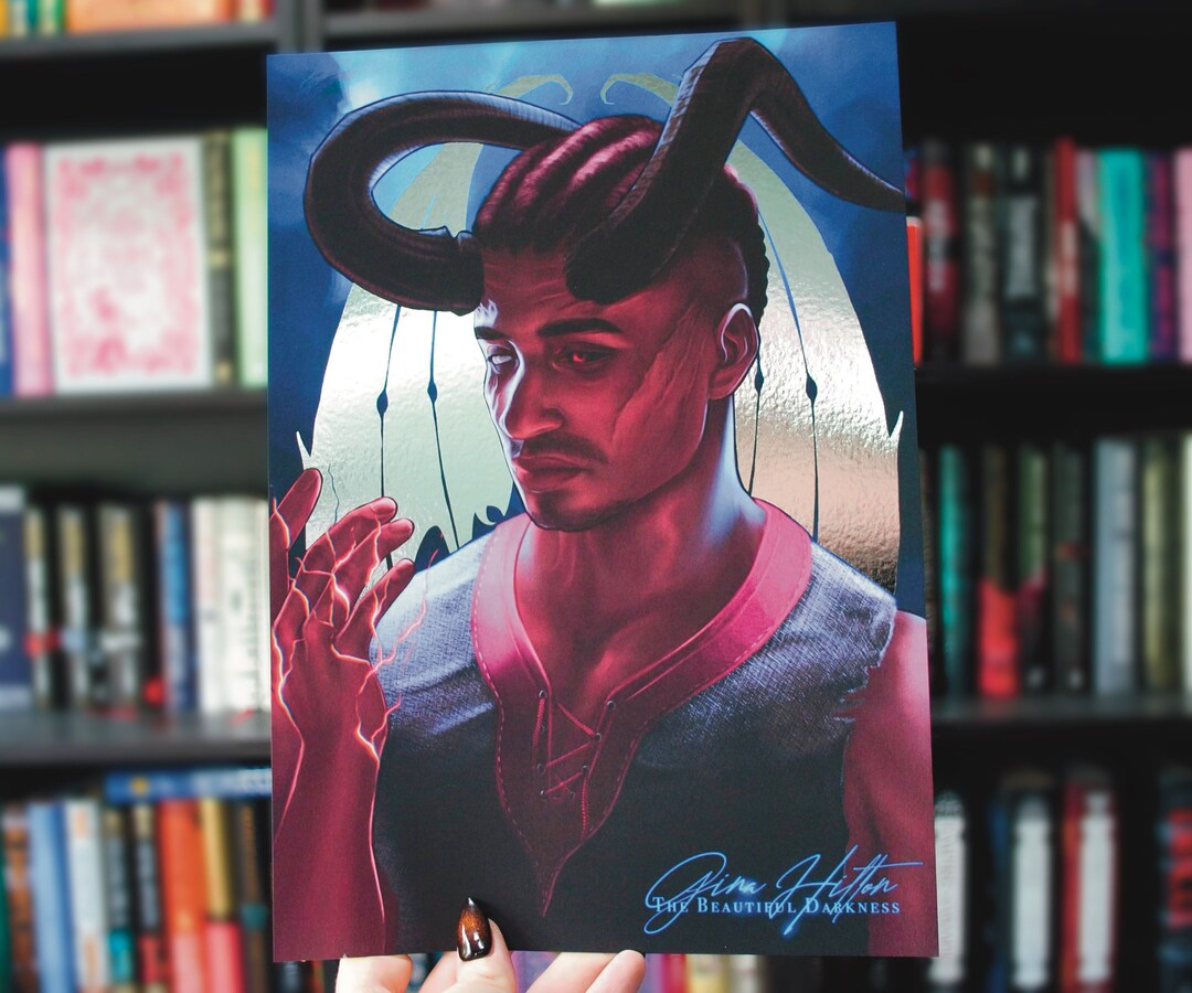 Baldurs Gate 3 - Wyll Portrait - Foiled Prints - Etsy