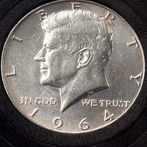 1964 50C Kennedy Half Dollar, Coin Collections - Etsy