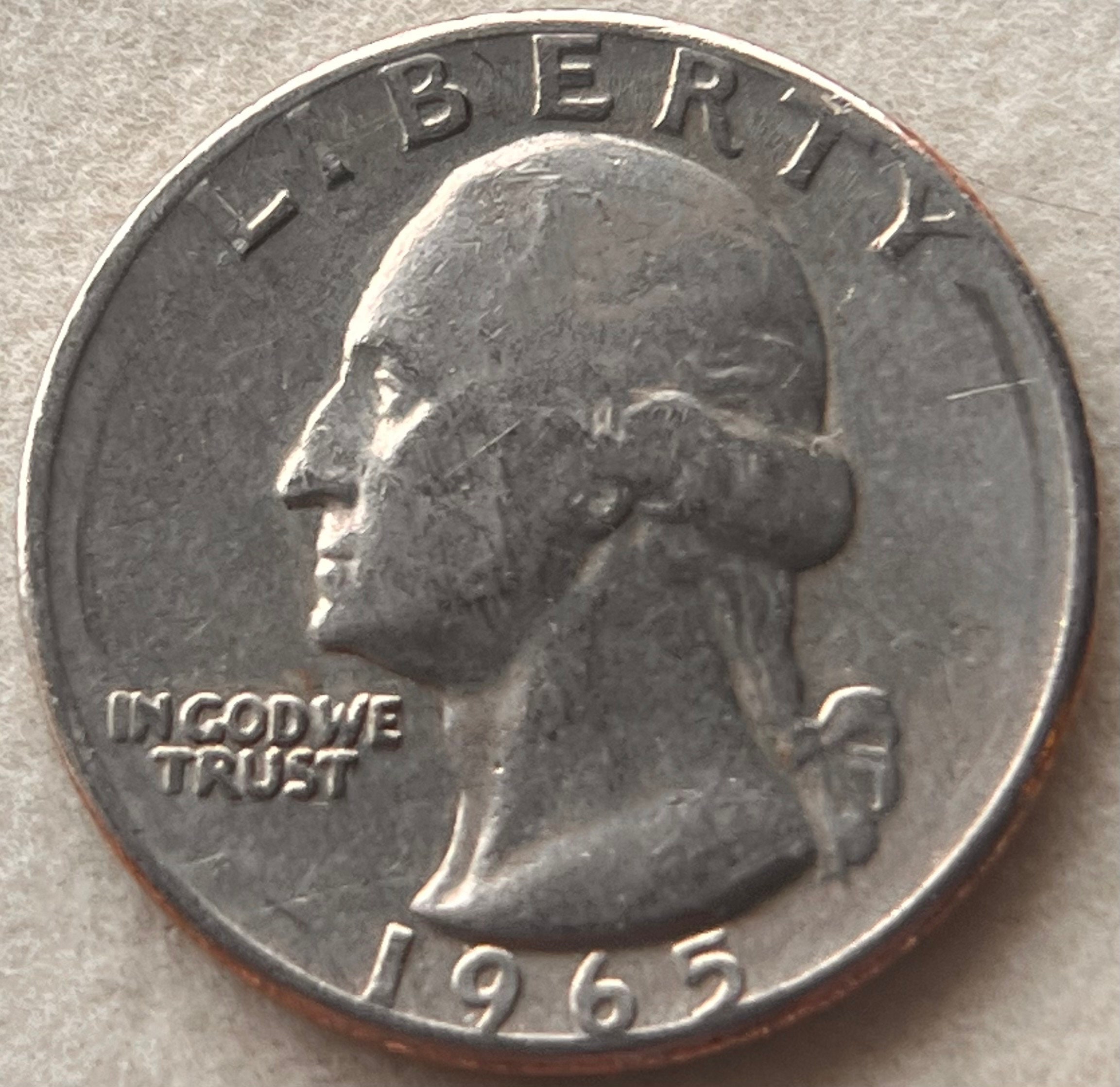 1965 Quarter, Doubled Line Error Around the Rim - Etsy