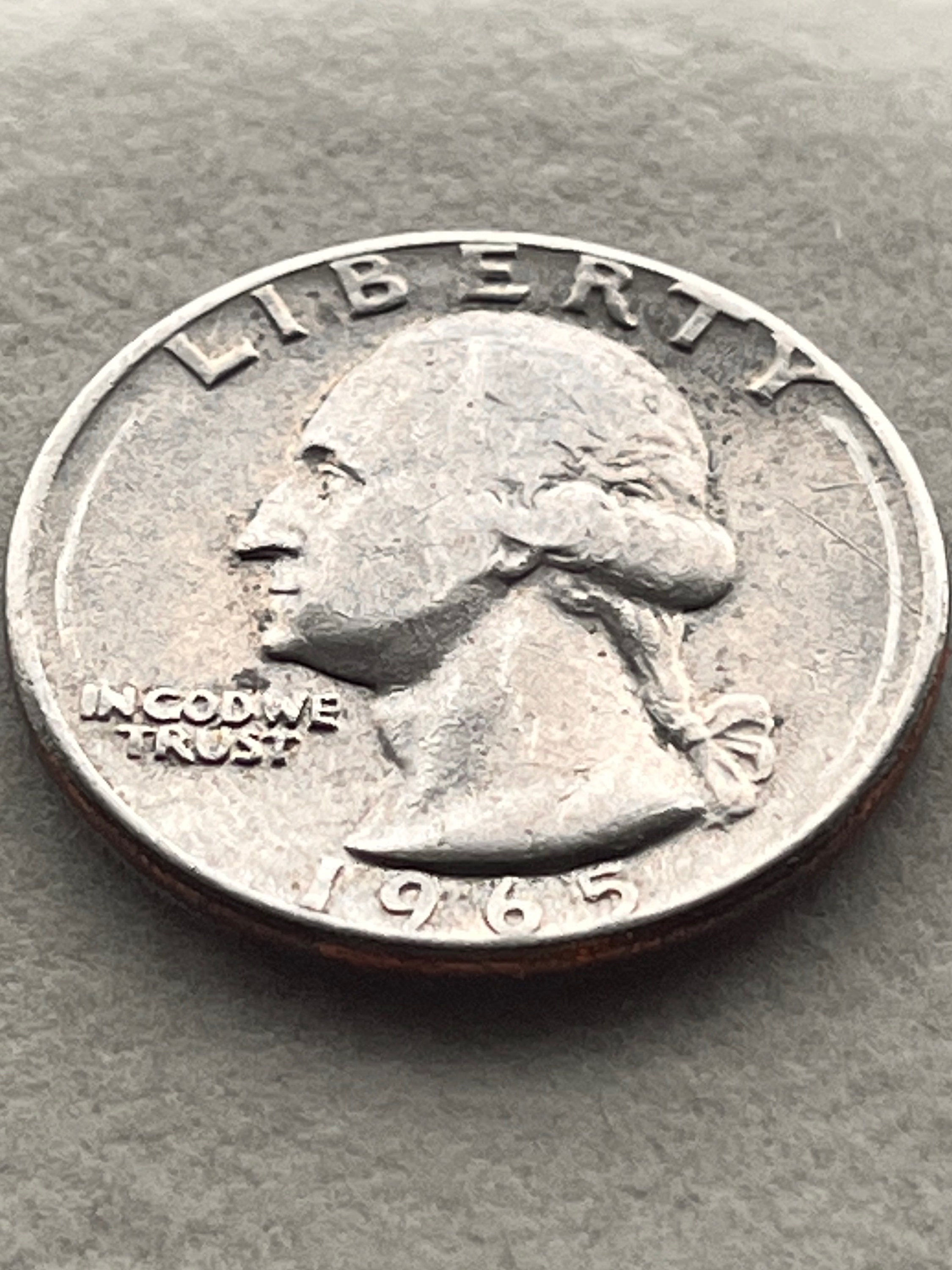 1965 Quarter, Doubled Line Error Around the Rim - Etsy