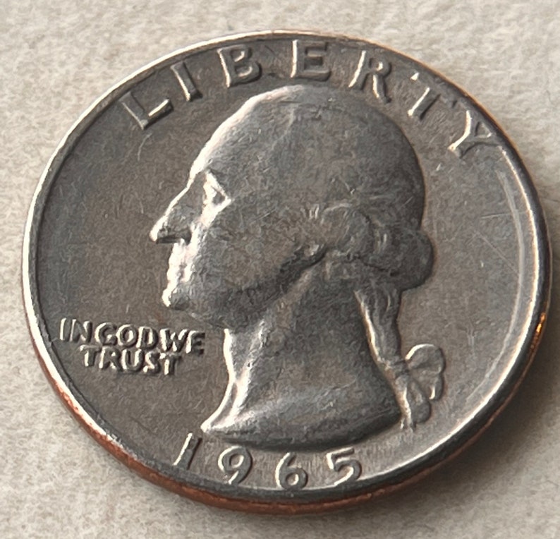 1965 Quarter, Doubled Line Error Around the Rim - Etsy