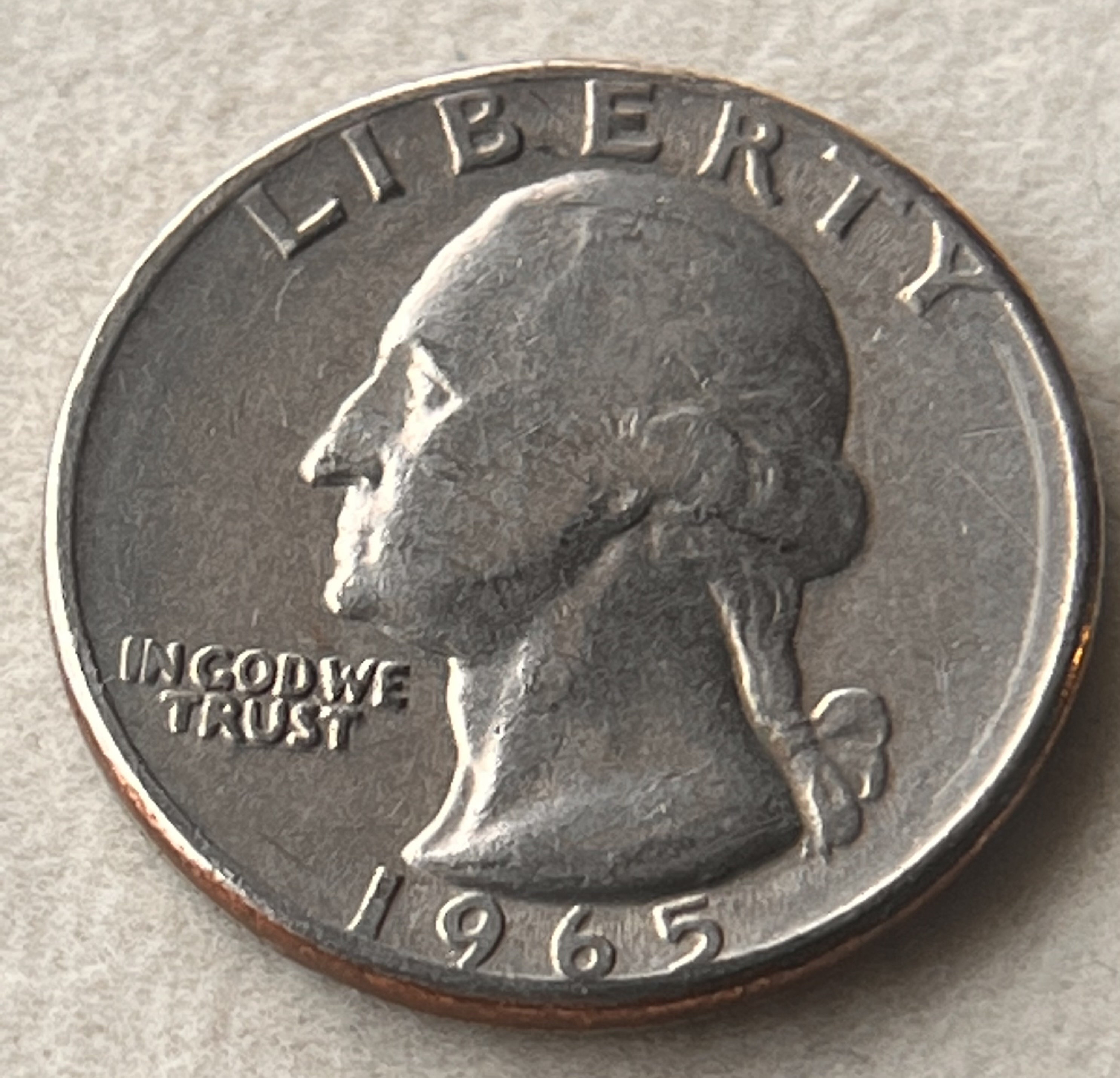1965 Quarter, Doubled Line Error Around the Rim - Etsy