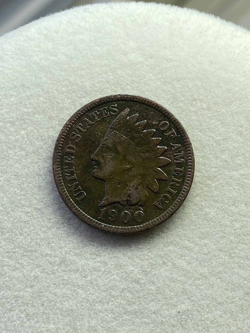 1900 Indian Head Penny - Etsy