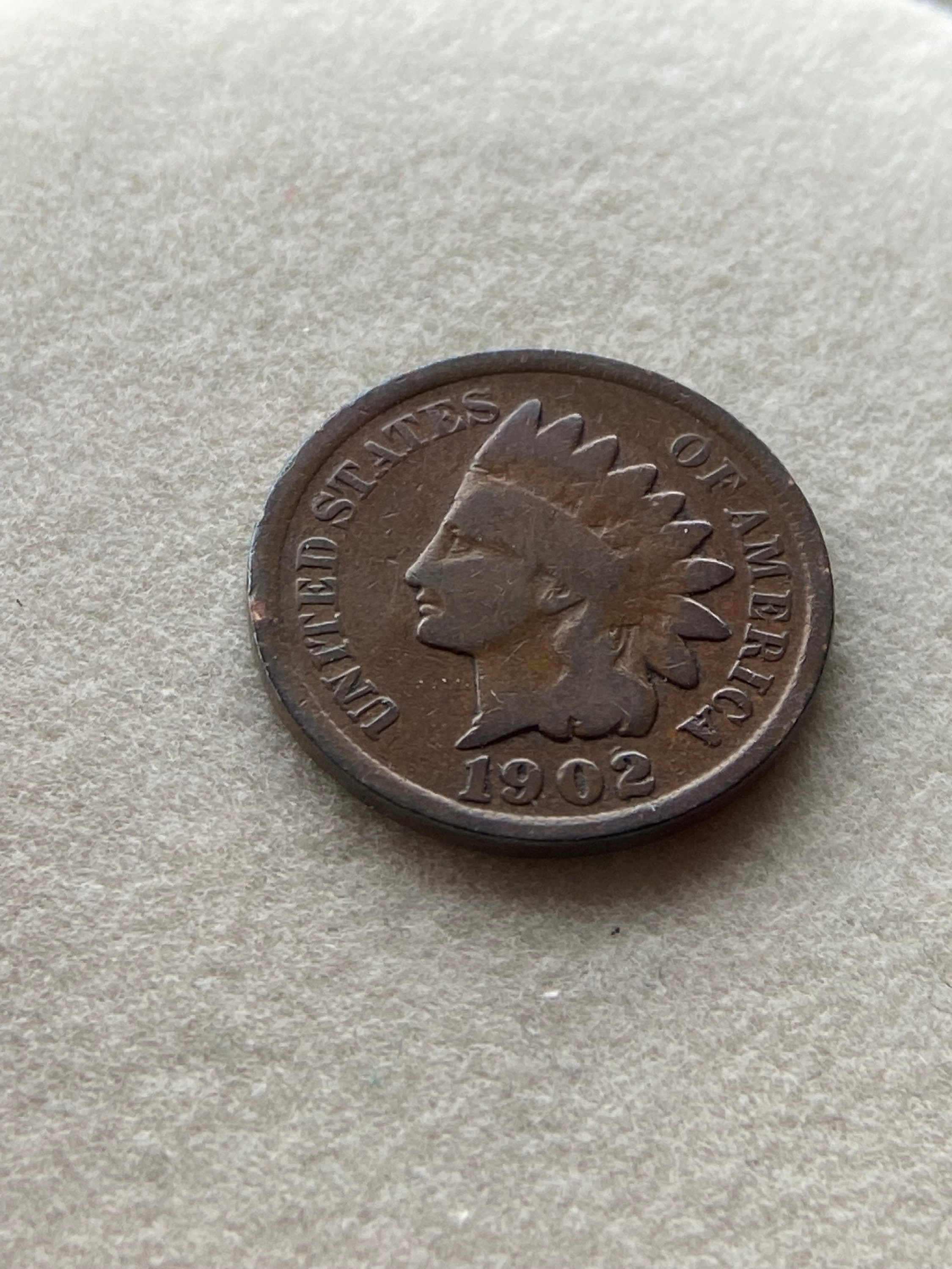 1902 Indian Head Penny - Etsy
