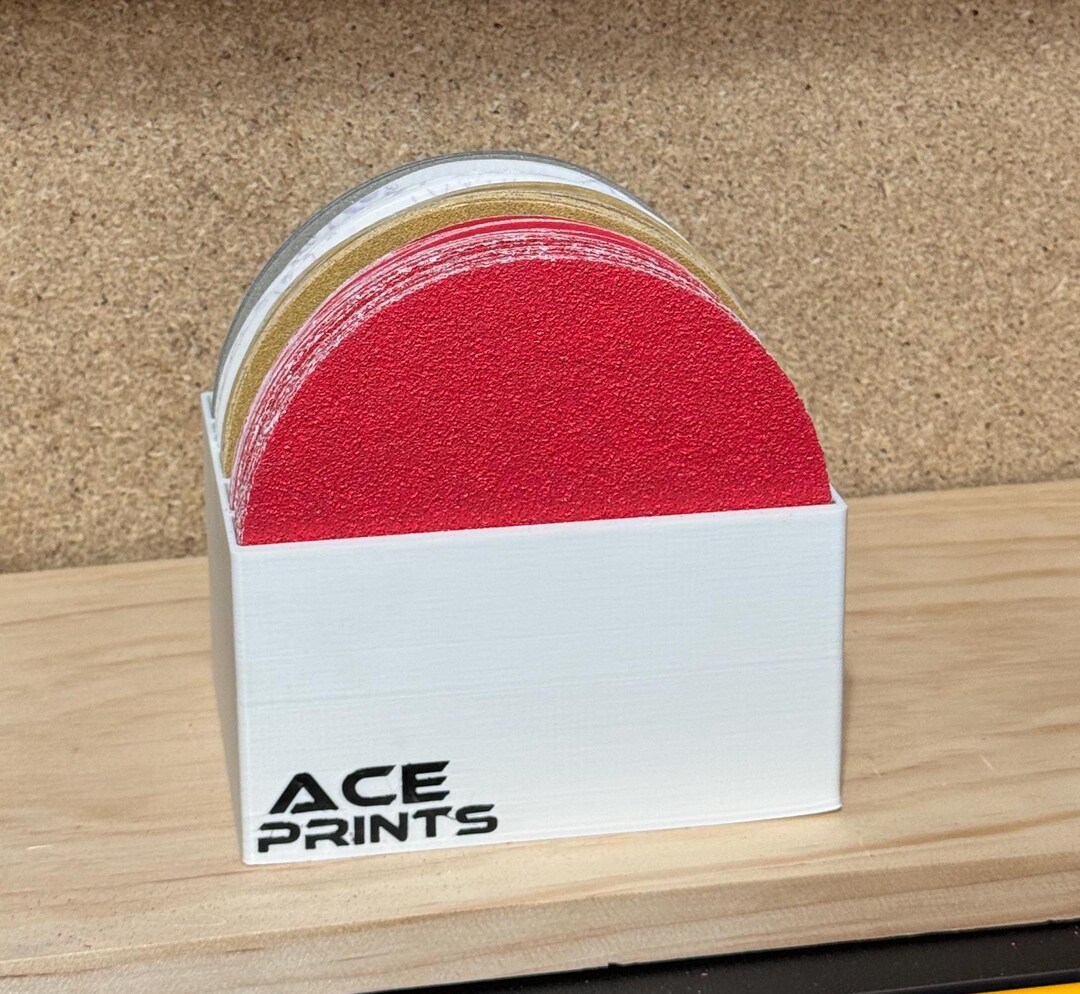 Sandpaper Disc Organizer (6" Sanding Disc Holder) - Etsy