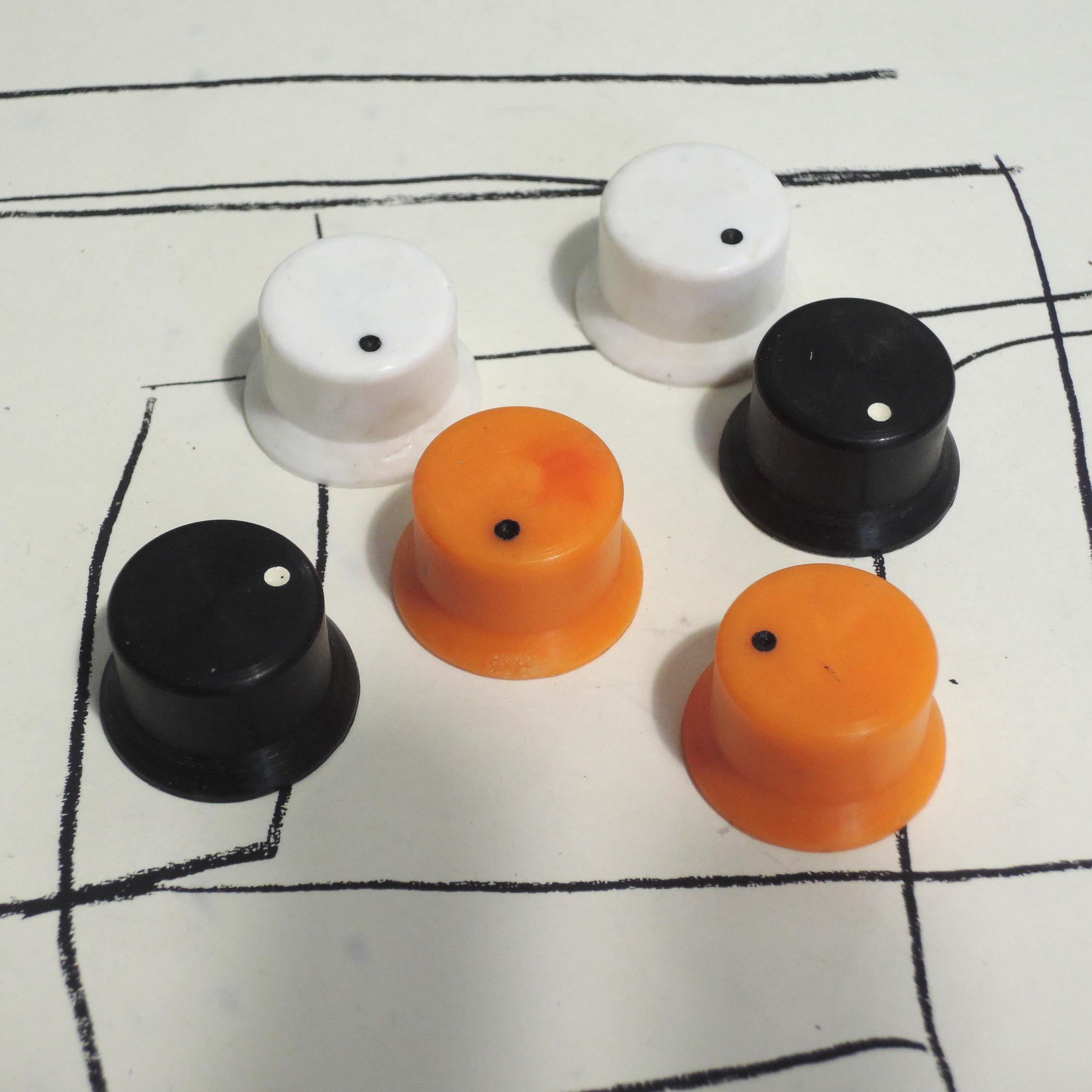Batch of 6 Knobs for Custom Electronic DIY Project / T18 Round Shaft ...