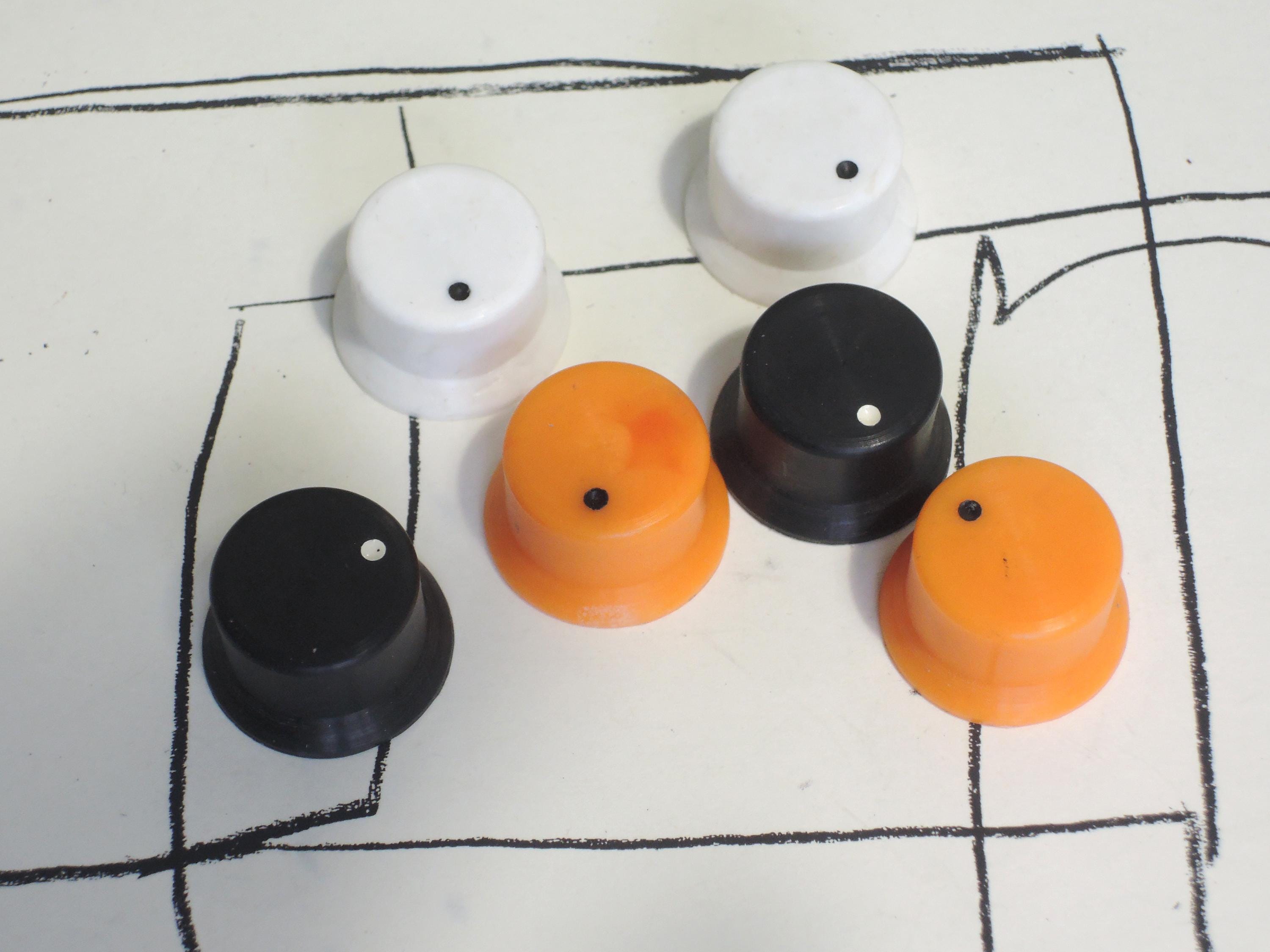 Batch of 6 Knobs for Custom Electronic DIY Project / T18 Round Shaft ...
