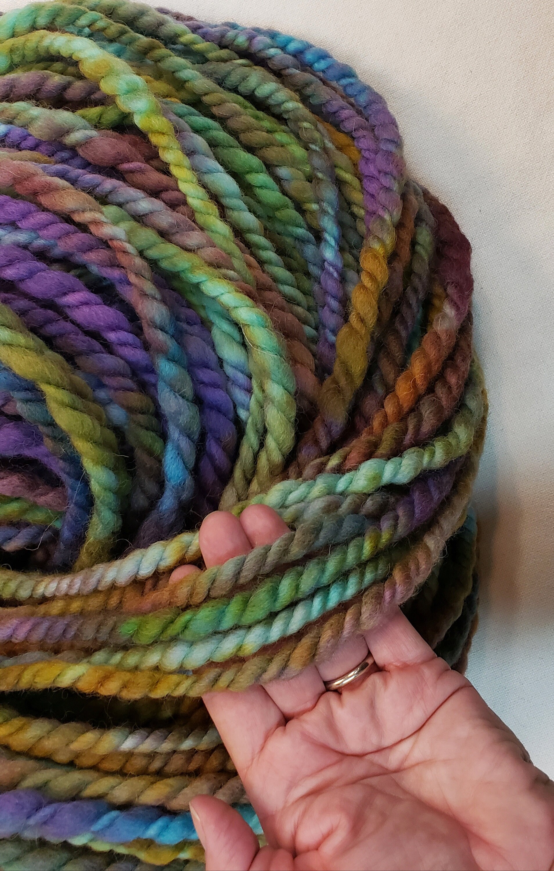 Handspun Yarn for Knitting Crochet - Etsy