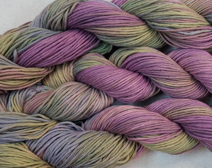 Hand Dyed Cotton Yarn for Knitting or Crochet - Etsy