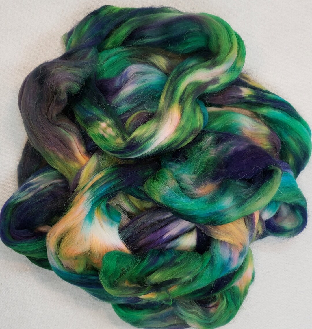 Faux Angora Hand Dyed for Hand Spinning Yarn or Blending Fibers - Etsy