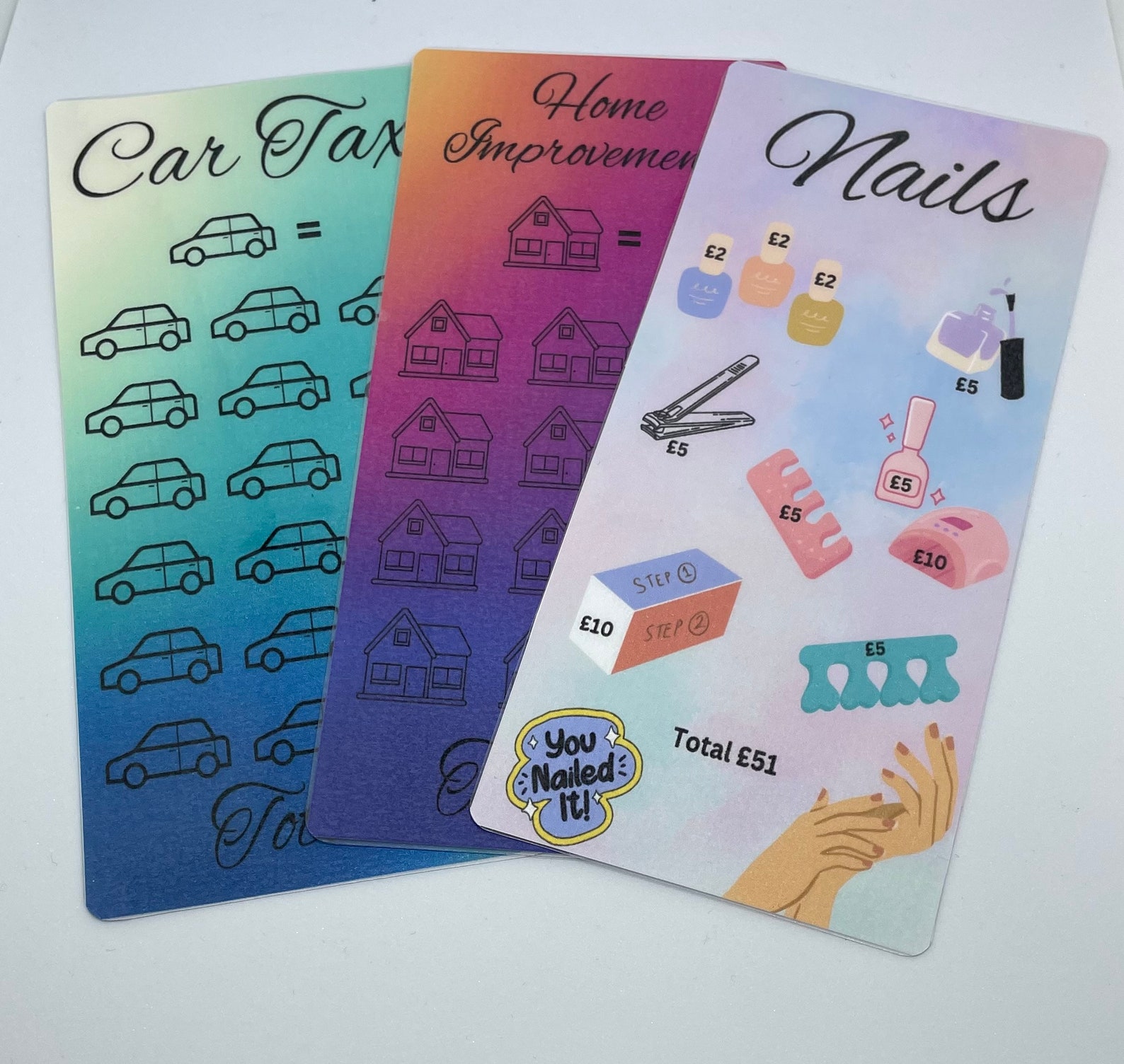 Saving Tracker Challenge Cards, Cash Stuffing, Budget Binder Savings ...