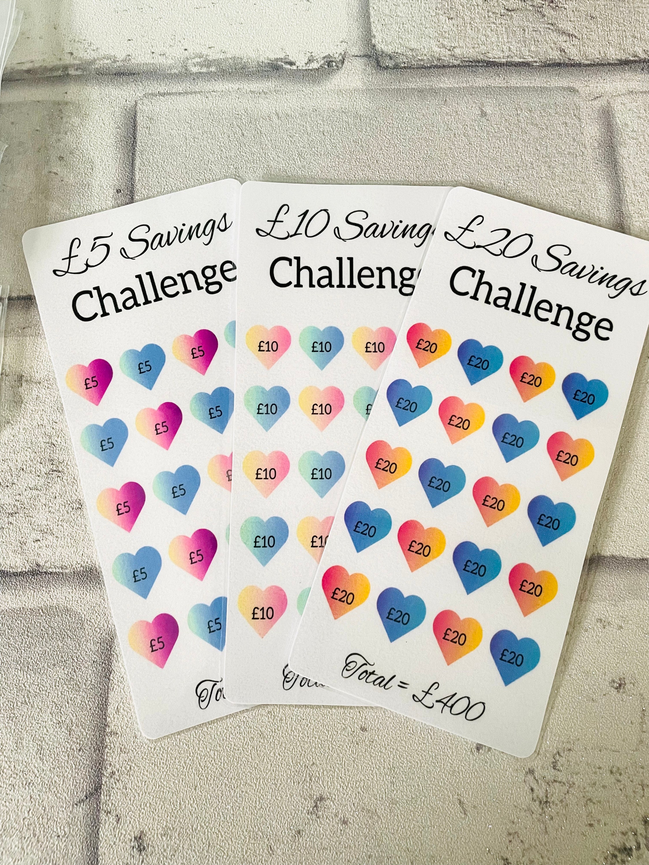 Saving Tracker Challenge Cards, Cash Stuffing, Budget Binder Savings ...