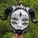 3D Printed Multi Color Hellequin Mask - Etsy