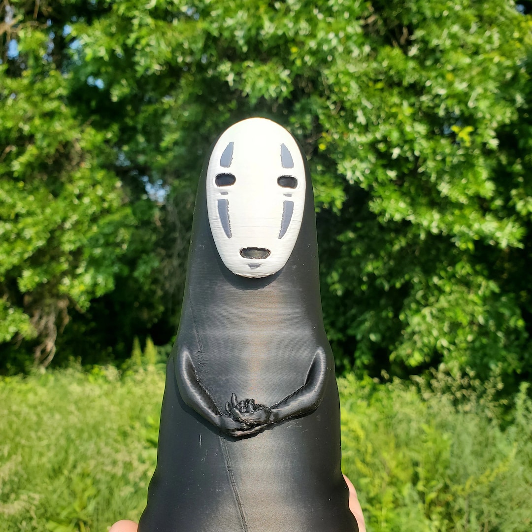 3D Printed 3 Color No Face kaonashi Figure From Spirited Away - Etsy
