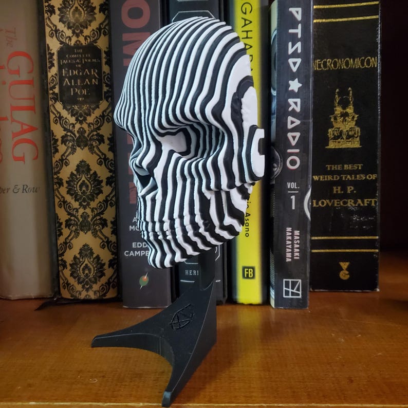 3D Printed Multi Color Quantum Skull Display or Fidget - Etsy