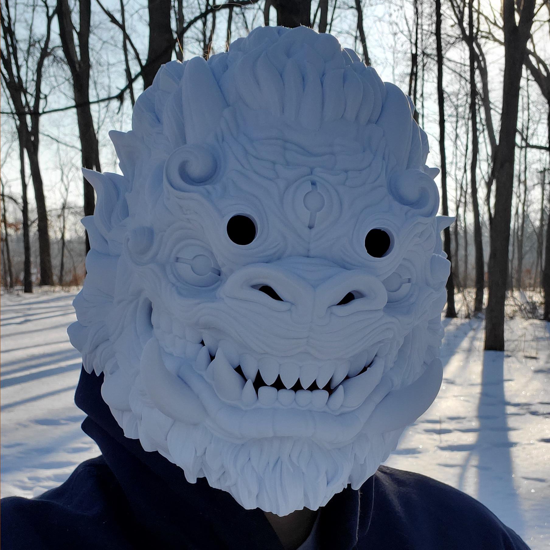 3D Printed Taowu Mask - Etsy