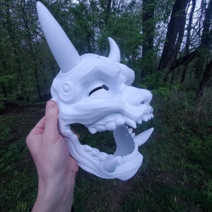 3D Printed Articulating Oni Mask - Etsy