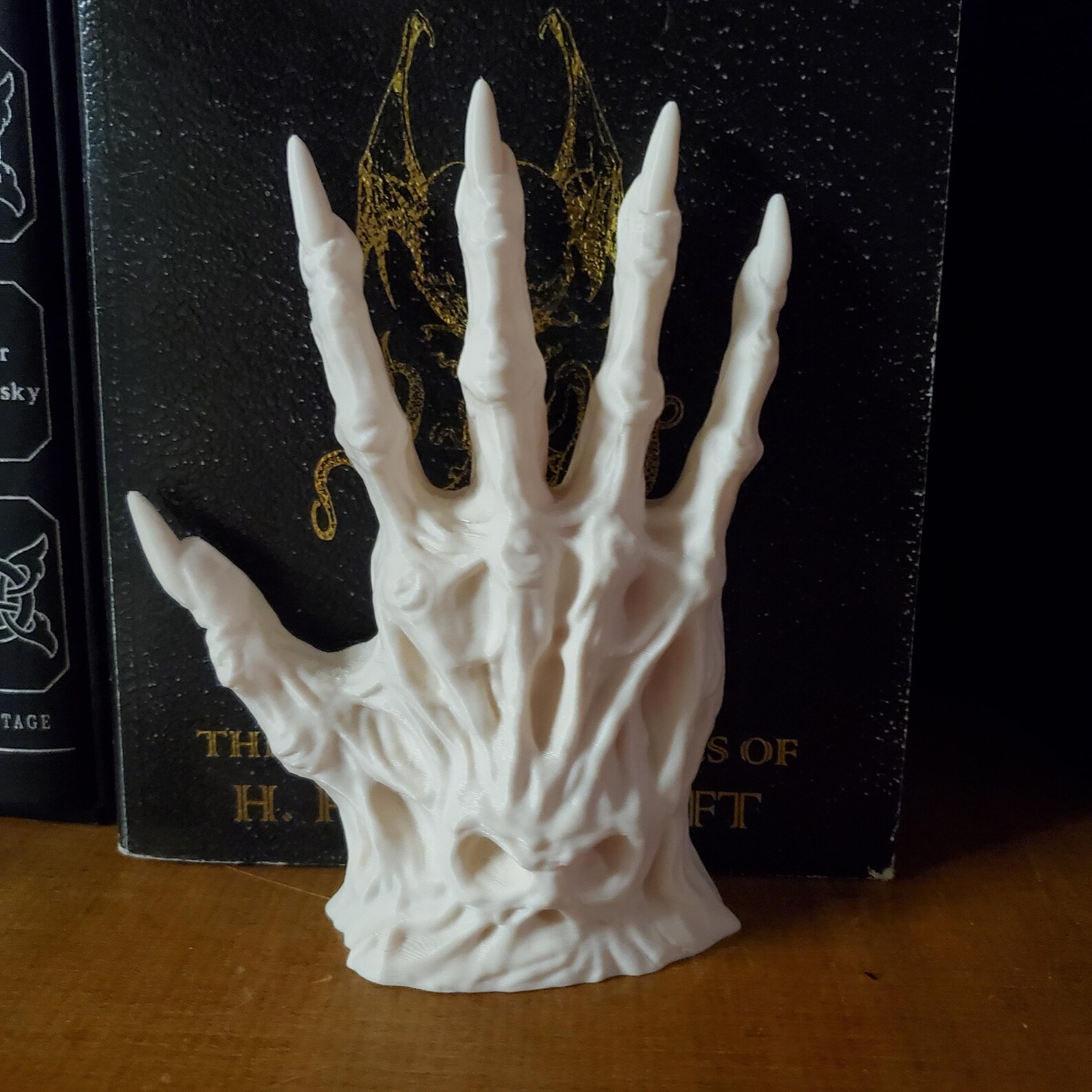 3D Printed Skeletal Hand Bookend - Etsy