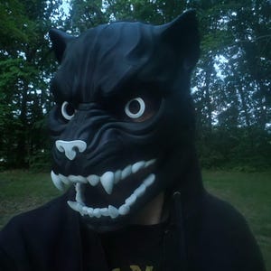 3D Printed Panther / Wolf Articulating Mask - Etsy