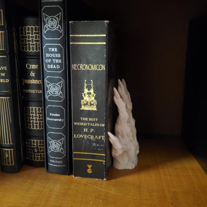 3D Printed Skeletal Hand Bookend - Etsy