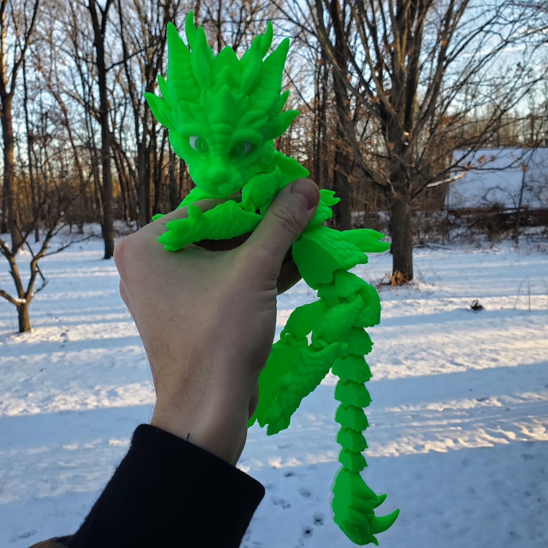 3D Printed Baby Dragon - Etsy
