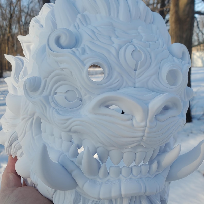 3D Printed Taowu Mask - Etsy
