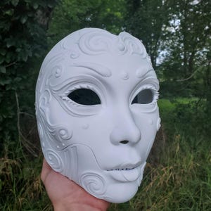 3D Printed Nightmare Geisha Mask - 4 Options - Etsy