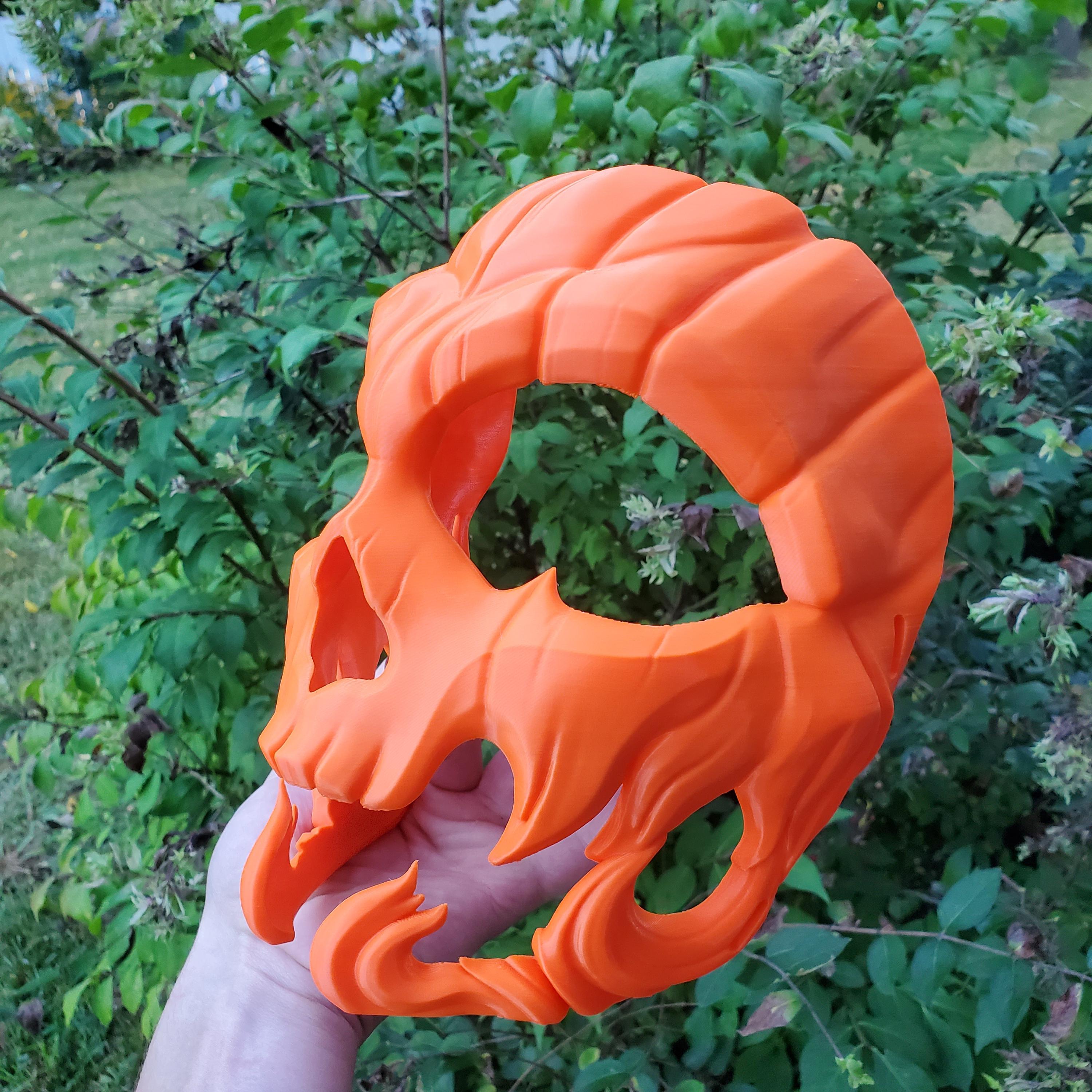 3D Printed Pumpkin / Jack O Lantern Halloween Mask - Etsy
