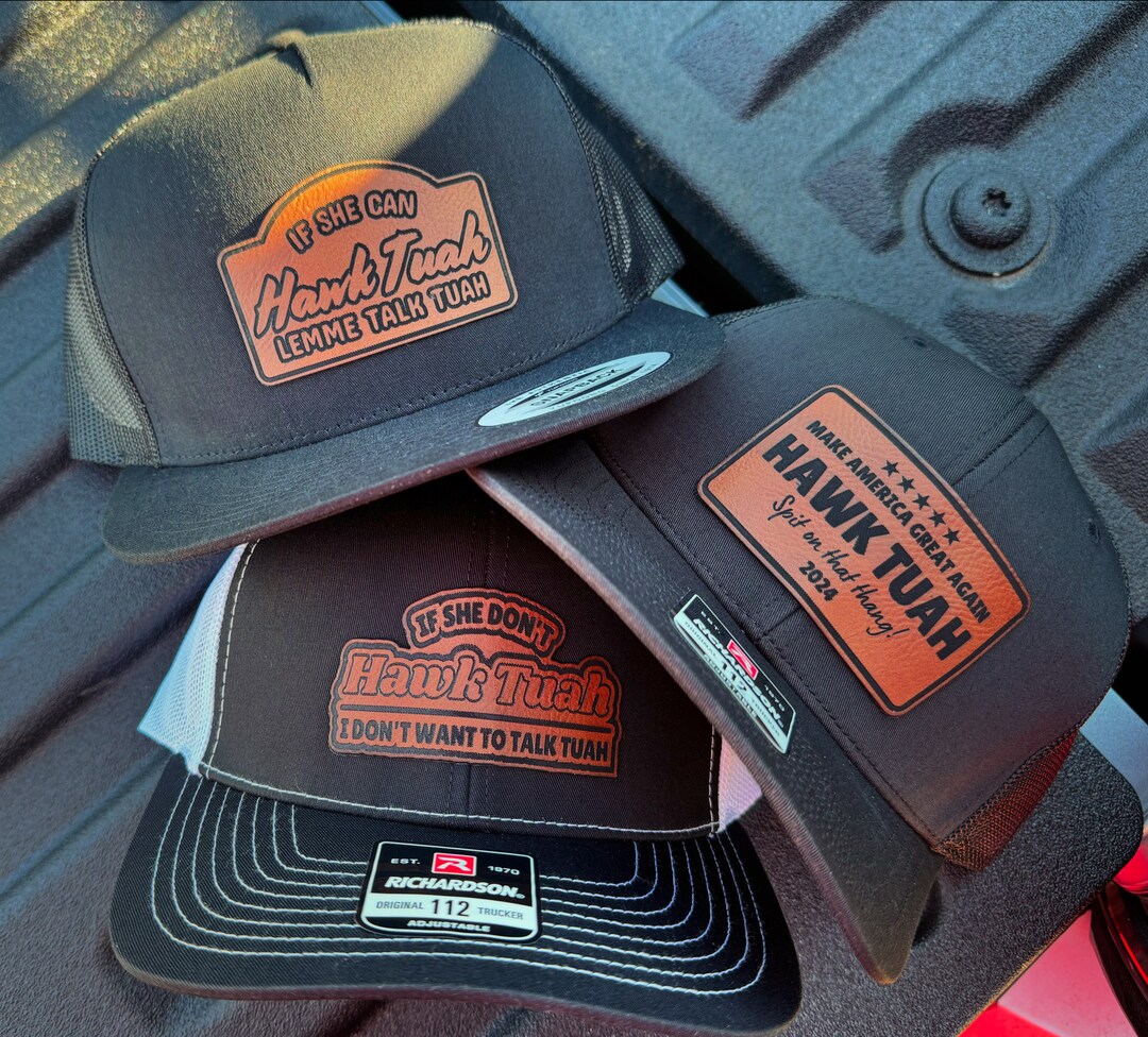 VIRAL Hawk Tuah Trucker Hat - Funny Hat Cap Mesh Back Snapback Flat ...